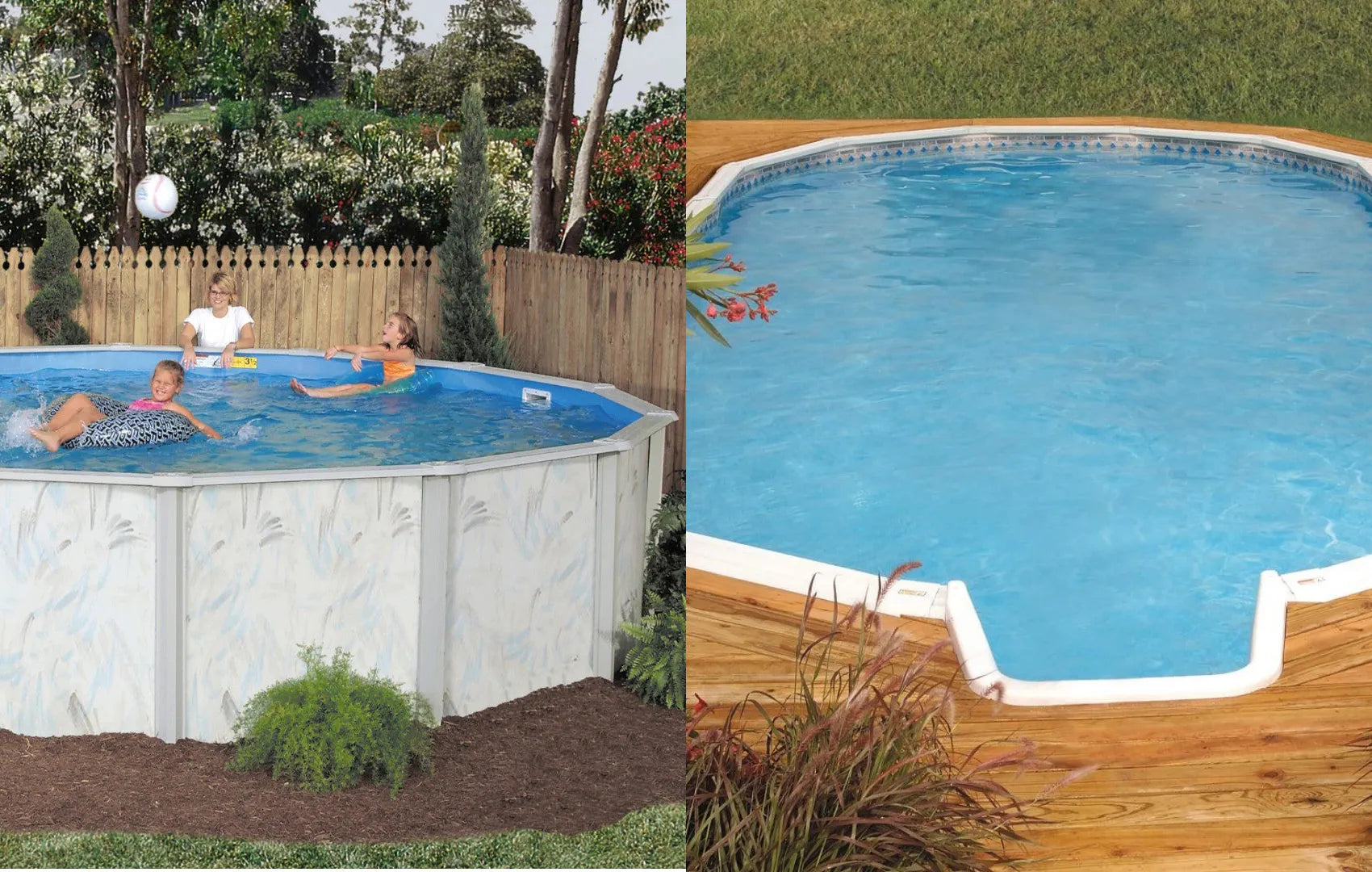Above Ground vs. Semi Inground Pools – Pool Nation USA
