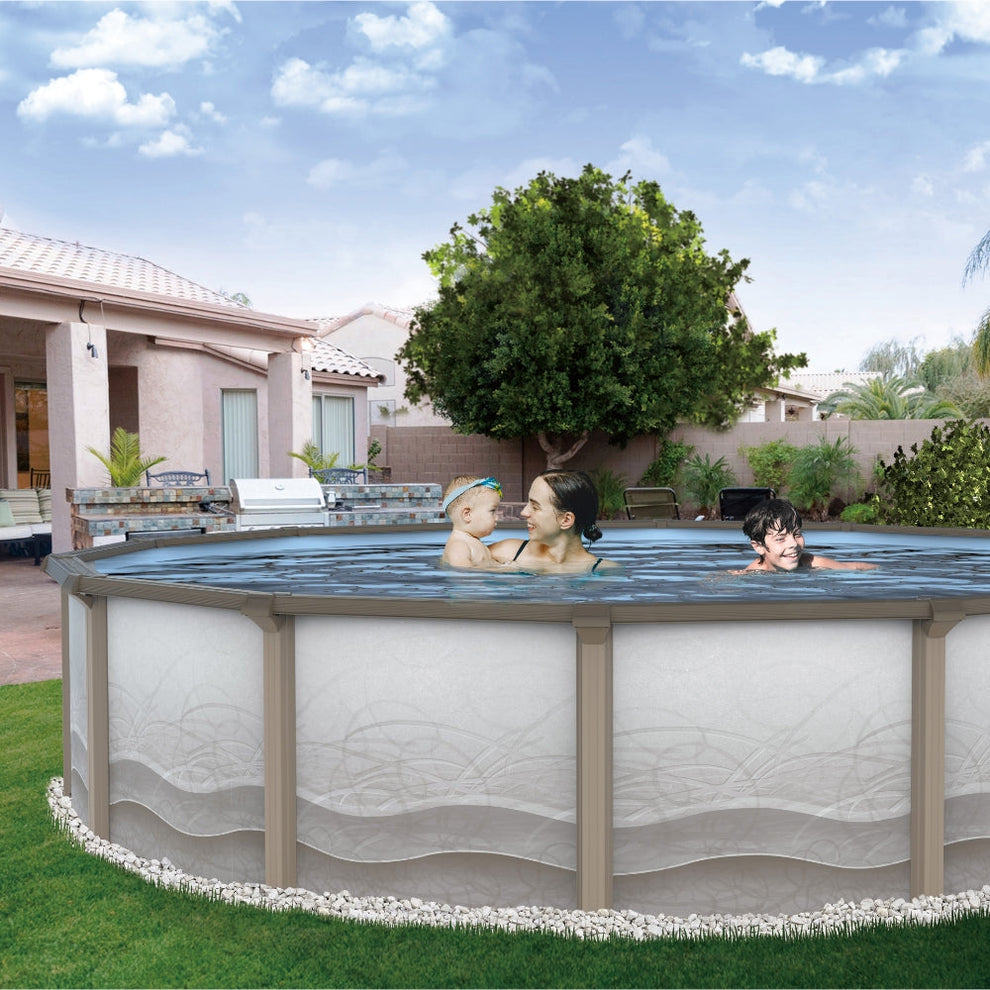 30' x 54" Battleship Extra Duty Steel 8" Heavy Frame Round Pool – Pool ...