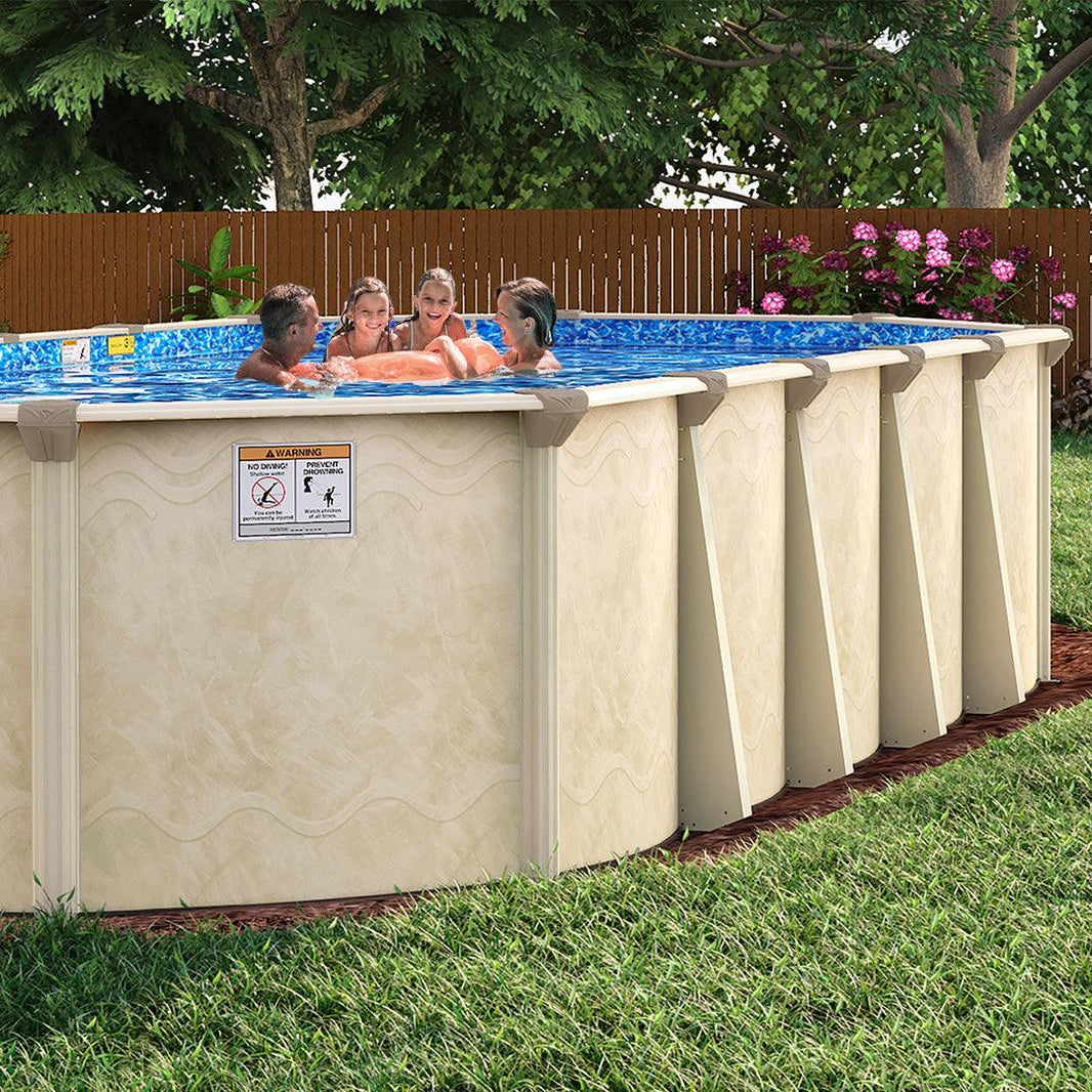 Shop Oval Above Ground Pools - Spacious and Affordable – Pool Nation USA