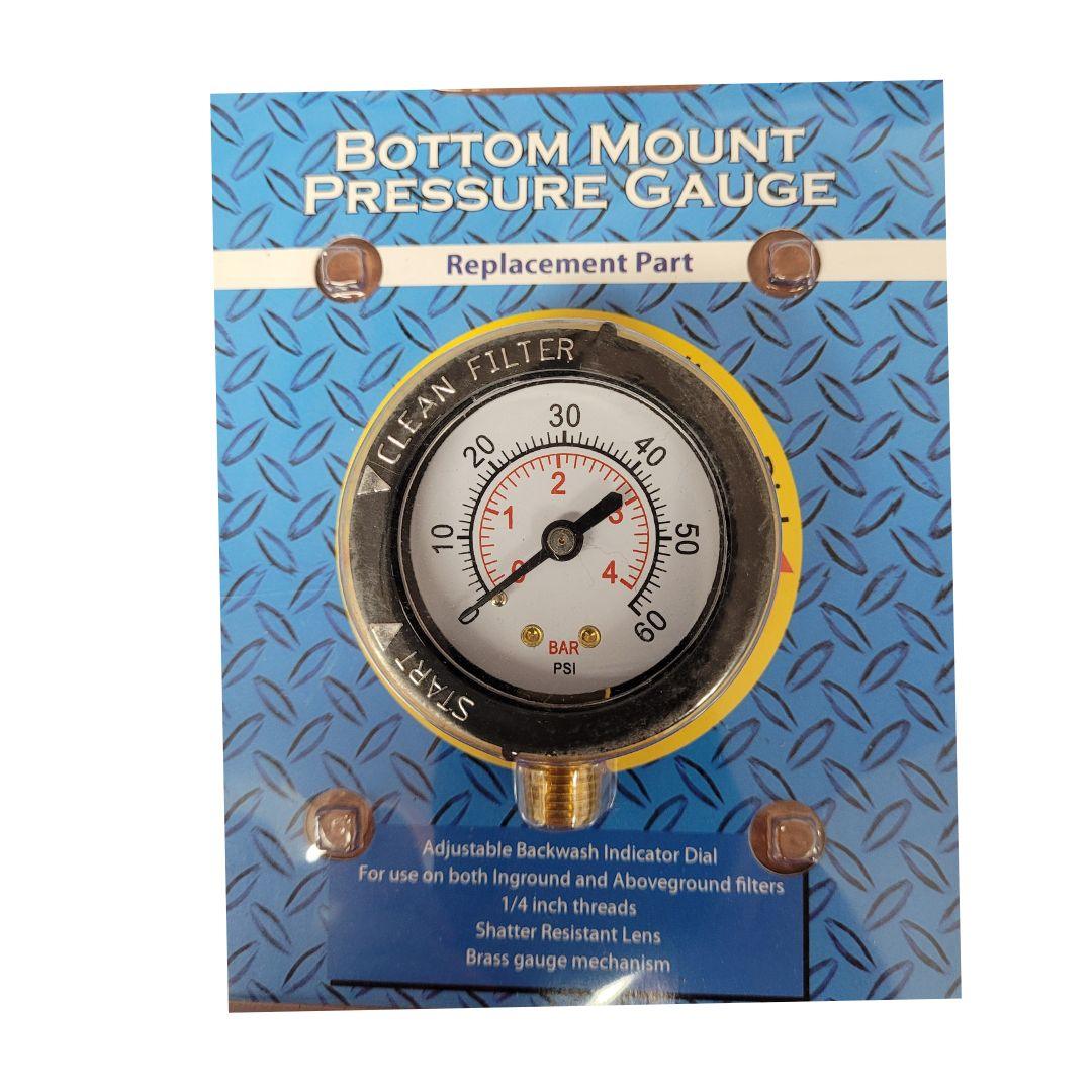 Dial Pressure Gauge - Bottom Mount – Pool Nation USA
