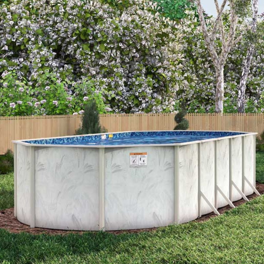 15' x 30' Oval Above Ground Pool – Coastal 5" Steel Frame – Pool Nation USA