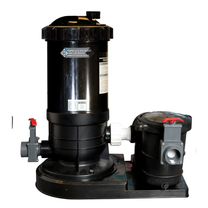 90 Sq. Ft. Blue Wave Hydro Cartridge Filter System with 1 HP Pump ...