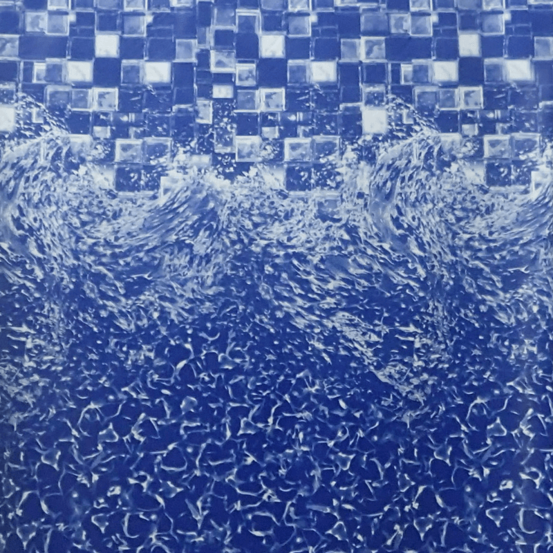 Upgrade to 24ft Round Overlap Morning Wave Full Printed Heavy Duty Ser ...